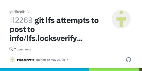 git lfs attempts to post to info lfs locksverify evenwhen the server doesn t support locking