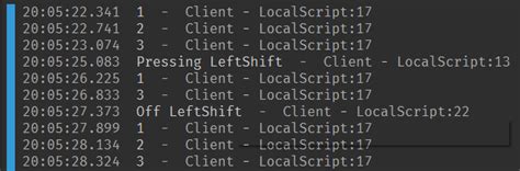 Two Key Unable To Be Inputted While Holding Left Shift Scripting Support Developer Forum