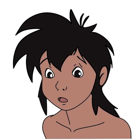 How To Draw Mowgli Step 7 1