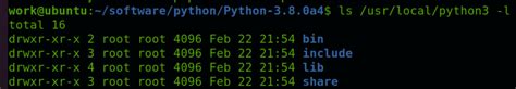 ubuntu 安装python3 8 【转】 白菜没我白 博客园