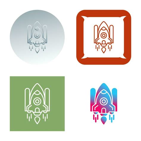 Space Shuttle Vector Icon 34537416 Vector Art At Vecteezy