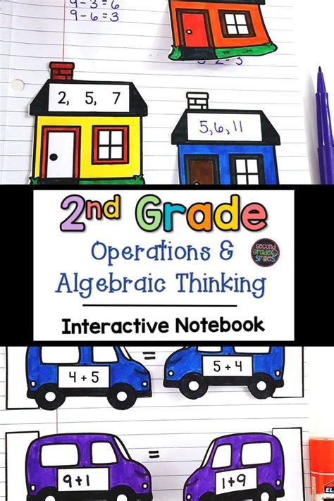 Addition And Subtraction Strategies 2nd Grade Math Interactive Notebook Algebraic Thinking