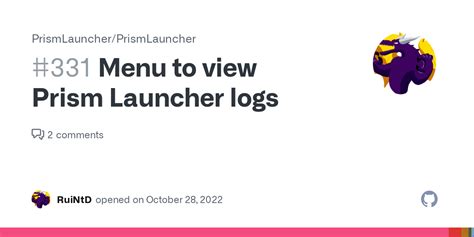 Menu To View Prism Launcher Logs Issue PrismLauncher PrismLauncher GitHub
