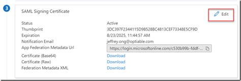 How To Update The Saml Certificate In Office 365 For Single Sign On With Netdocuments Optiable