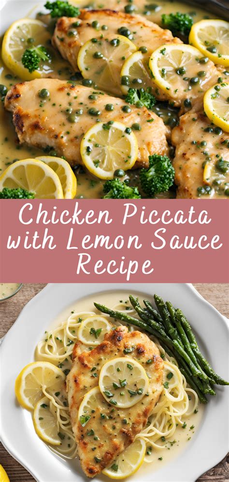 Chicken Piccata With Lemon Sauce Recipe Cheff Recipes