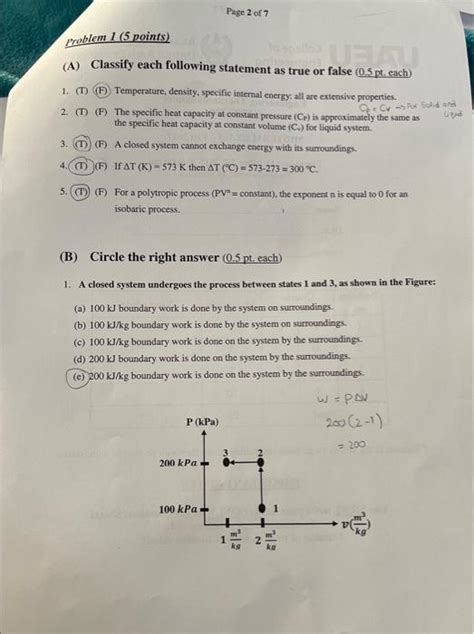 Solved A Classify Each Following Statement As True Or Chegg