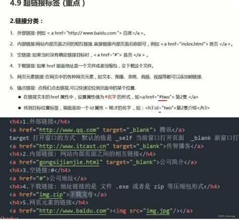 1html常用标签 Csdn博客