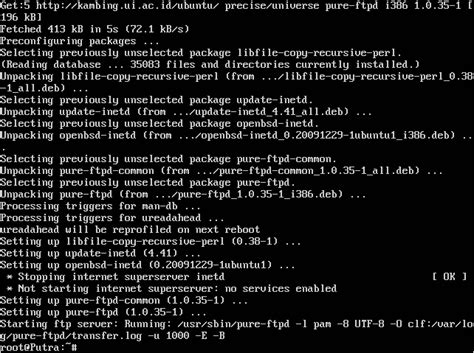 Membuat Ftp Server Menggunakan Pure Ftpd ~ Tutorial Tkj