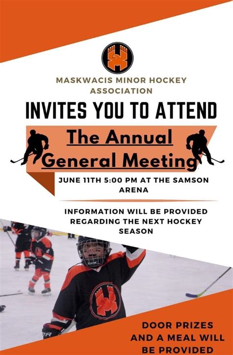 Maskwacis Minor Hockey Association Held Their Annual General Meeting
