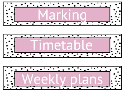 Classroom Draw Lables Teaching Resources