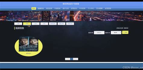 Springboot计算机毕业设计娱乐网站设计与实现89k5a Csdn博客
