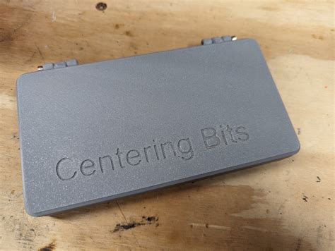 Case For Self Centering Drill Bit Set By Jeff Hengesbach Download Free Stl Model