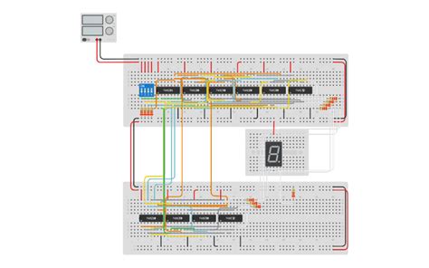 Circuit Design 0 To 9 Tinkercad