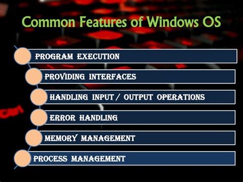Windows Operating System Presentation Pptx Operating Systems Computer Software And