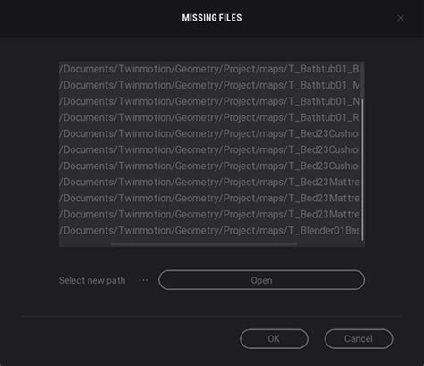 Resolving Missing Files In Twinmotion Twinmotion Documentation Epic Developer Community