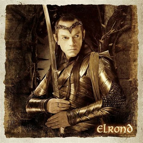 Elrond The Hobbit Lord Of The Rings Middle Earth
