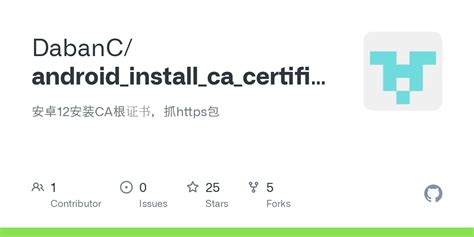 Github Dabanc Android Install Ca Certificate Ca Https