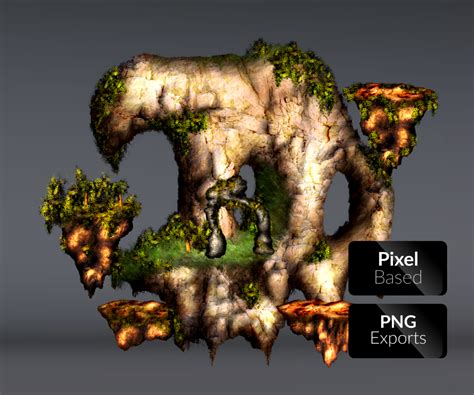 Flying Islands Platform Pack Game Art Partners