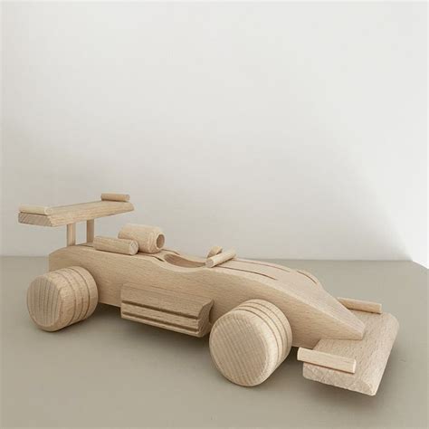 Houten Raceauto Houten Auto Speelgoed Kinderkamer Decoratie Houten