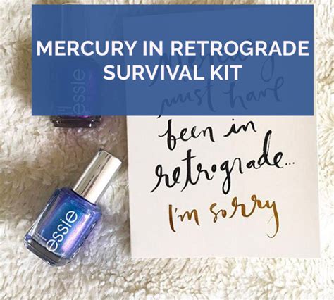 Mercury In Retrograde Survival Kit Royally Pink
