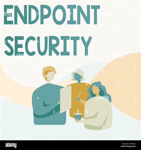 Handwriting Text Endpoint Security Conceptual Photo The Methodology Of Protecting The Corporate