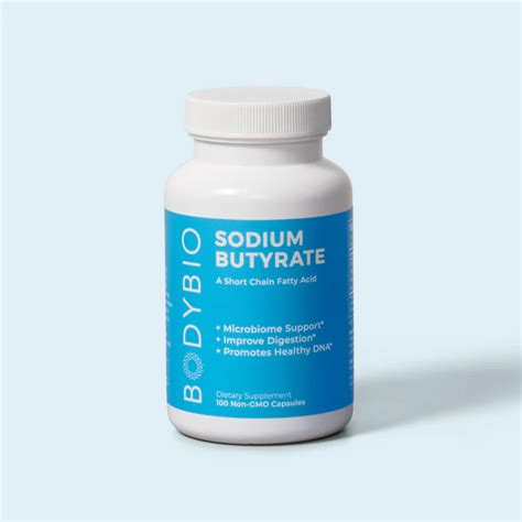 Bodybio Sodium Butyrate Fairfield Nutrition Shop