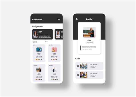 Classroom App Ui On Behance