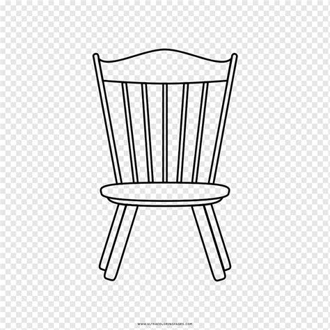 의자 라인 아트 그림 색칠하기 책 흑인과 백인 의자 각도 가구 야외 테이블 Png Pngwing