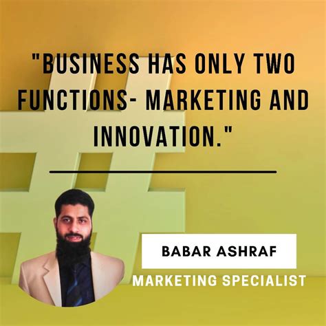 Babar Ashraf On Linkedin The Core Elements Of Success Marketing And Innovation In