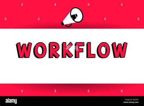 Word Writing Text Workflow Business Concept For Sequence Of Industrial