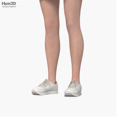 여자 테니스 선수 3d 모델 다운로드 Character On