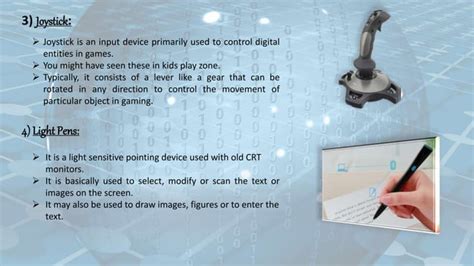 Presentation Ict 11pptx A Detailed Note On Input And Output Devices By Using Examples And
