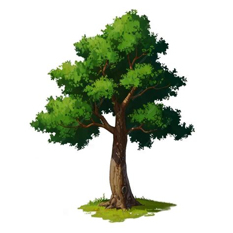 Tree Ghibli Premium Ai Generated Image