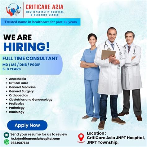 Hiring Urgenthiring Hiringnow Marketingexecutive Criticareasiahospital Jobopportunity