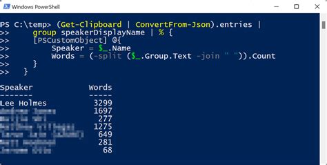 Lee Holmes Exploring Teams Json Transcript