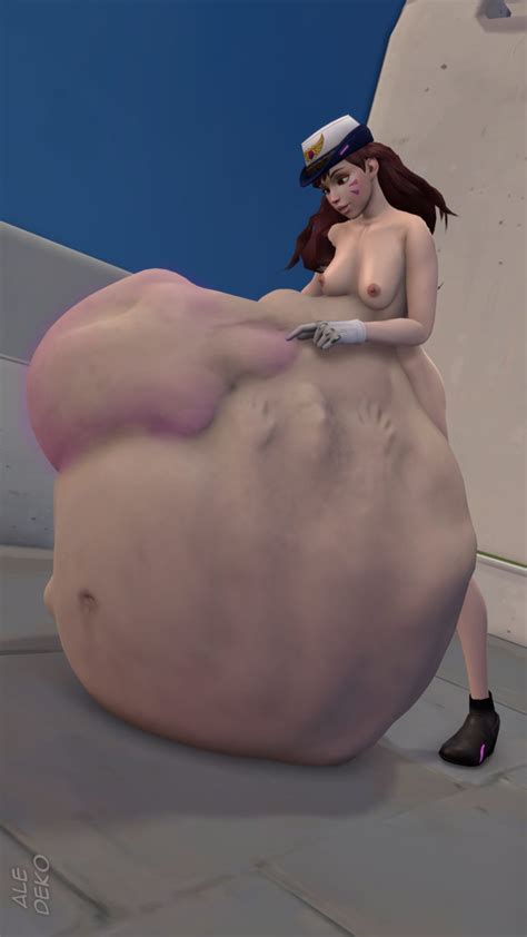 Overwatch Hot Hentai Aledeko Belly Bulge D Va Vore Big Belly