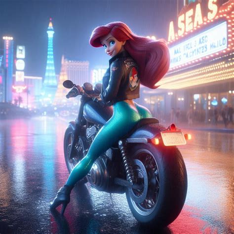 Disneys Gyatt Biker Princesses Inflation Of Light