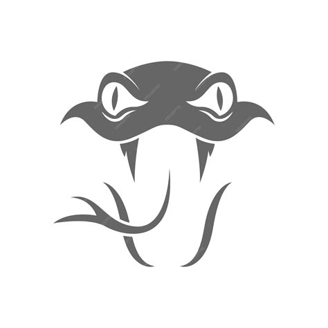 illustration de conception d icône de logo de python vecteur premium