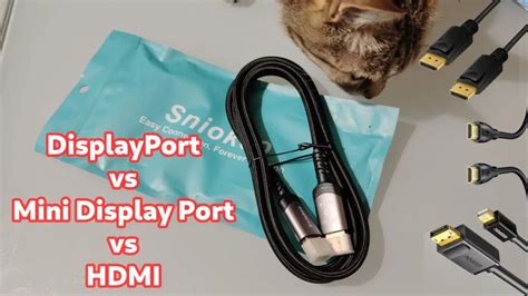 Dell Monitor Mini Display Port Vs DisplayPort Vs HDMI