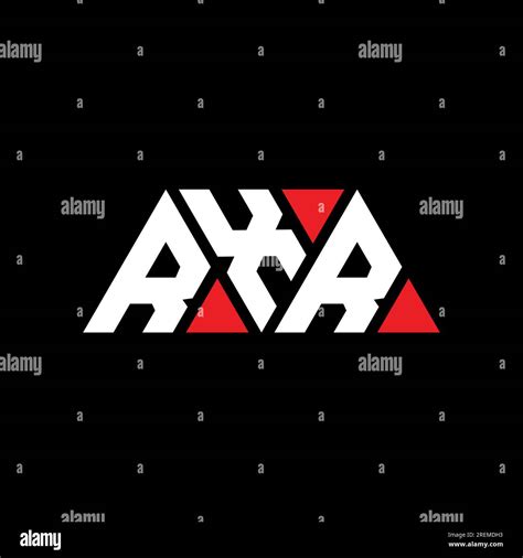 Rxr Triangle Letter Logo Design With Triangle Shape Rxr Triangle Logo Design Monogram Rxr