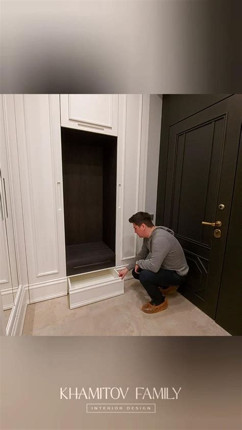 Дизайн холла интерьер коридора шкафы в холле система хранения в холле проект квартиры Жк