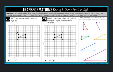 Solved Transformations Drag And Beop Actuity Directions