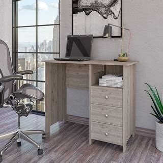 Antara Computer Desk With Open Storage Shelf And Drawers Can Be Used For Dining Room Living