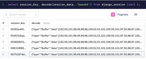 Decoding Django Sessions In Postgresql Codeproject