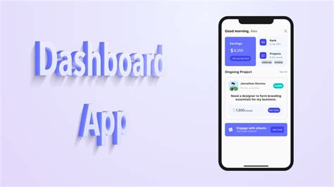 Mobile Dashboard Flutter Ui Speed Code Youtube