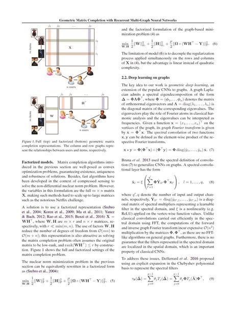 Geometric Matrix Completion With Recurrent Multi Graph Neural Networks