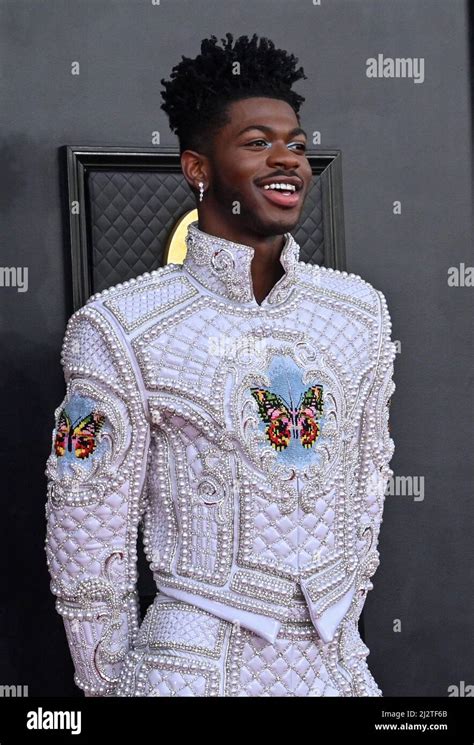 Las Vegas United States 03rd Apr 2022 Lil Nas X Arrives For The