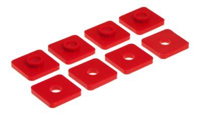 Xat Racing Prothane 63 745 Mg Mgb Front Crossmember Mounts Red
