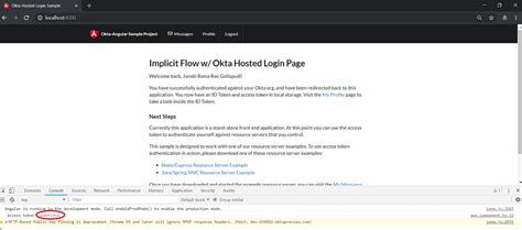 Angular App Using Okta Okta Angular Sdk Oktaauthservice