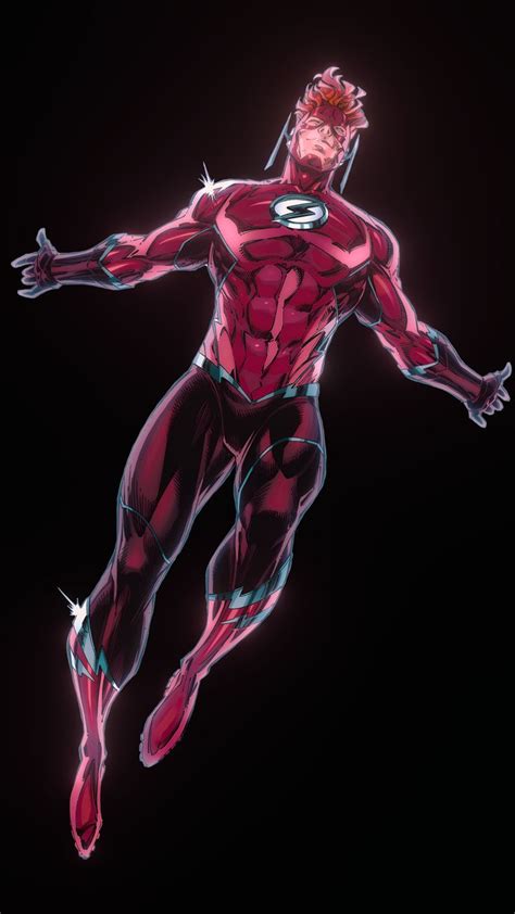 Wally West Flash Forward Hd Wallpaper Dc Comics Art Wally West
